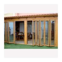 China KDSBuilding New Design Modern Commercial Wooden Glass Folding Door Pictures For Sale for sale
