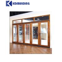 China KDSBuilding New Design Modern Commercial Wooden Glass Folding Door Pictures For Sale for sale