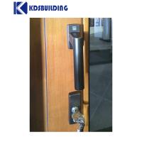 China KDSBuilding Powder Coating Frame Covers Profile Solid Wood Double Front Entry Door Wooden Window Design for sale