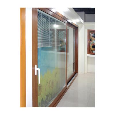China KDSBuilding China Manufacture Double Glass Luxury Lift And Slide Wooden Door Systems for sale