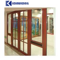 China Tempered Glass Solid Wood Entrance Door Interior Single Teak Casement Door for sale