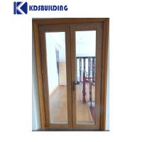 China Interior Solid Wood Entrance Door Swing French Casement Doors Thermal Insulation for sale