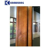 China Solid Core Wood Exterior Double Doors Push And Pull French Style Waterproof for sale