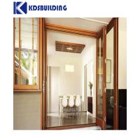 China Modern Solid Wood Entrance Door Paint Colors Wood Folding Patio Doors for sale