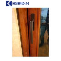 China Waterproof Solid Wood Entrance Door System Hurricane Impact Lift for sale