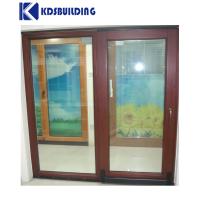 China High Quality American Wooden Main Lift And Slide Door Design With Internal White Shutter for sale