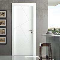 China Customized Solid Wooden Door Interior Painting Surface Treatment Door for sale