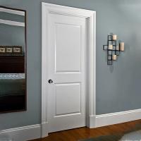 China Customized Solid Wooden Door Interior Painting Surface Treatment Door for sale