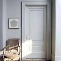 China Customized Solid Wooden Door Interior Painting Surface Treatment Door for sale