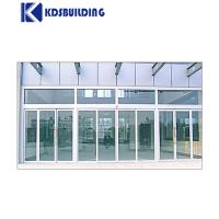 China Aluminum Automatic Sliding Door Double Glass Door Modern Residential for sale