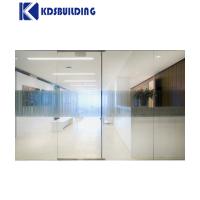 China Double Glass Automatic Sliding Door Frameless Casement Entrance Swing Door for sale