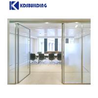 China Double Glass Automatic Sliding Door Frameless Casement Entrance Swing Door for sale
