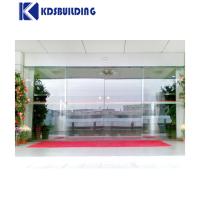 China Electric Aluminum Automatic Sliding Door Temper Double Glass Entry Gate for sale
