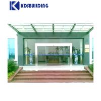 China Electric Aluminum Automatic Sliding Door Temper Double Glass Entry Gate for sale