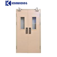 China Metal Steel Security Door Hurricane Impact Proof Exterior Decorative Door for sale