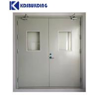 China KDSBuilding Commercial Fire Rated Apartment Main Gate Design Stainless Steel Door With Push Bar for sale