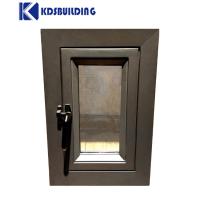 China Double Glaze Glass Window Windproof Swing Stainless Steel Window for sale