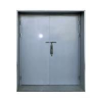 China Safety Metal Steel Fire Door With Window Exterior Anti Theft for sale