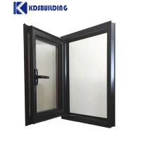 China Modern Hurricane Impact Aluminum Double Glaze Casement Window And Door In China Market for sale