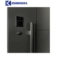 China Front Iron Steel Fire Door With Window Main Security Steel Gate For House for sale