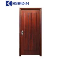 China House Wooden Single Door Home Hotel Interior Bullet Proof Front Door for sale