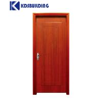 China House Wooden Single Door Home Hotel Interior Bullet Proof Front Door for sale