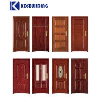 China House Wooden Single Door Home Hotel Interior Bullet Proof Front Door for sale