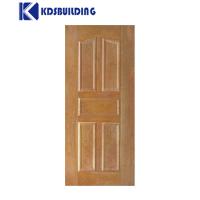 China Veneer Flush Wooden Paint Door Walnut Maple Timber Red Interior Door for sale
