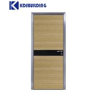 China Metal Frame Wooden Internal Door Timber Finishes Window Door For Bedroom for sale