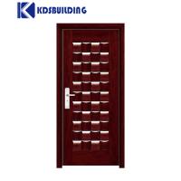 China Entry Curved Wooden Door Sound Insulation Modern Front Home Door for sale
