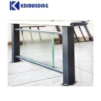 China Metal Building Balcony Railing Tempered Double Glazed Aluminium Iron Baluster for sale