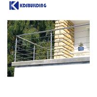 China Steel Glass Stair Railing Square Round Pipe Boundary Wall Gates Railing for sale