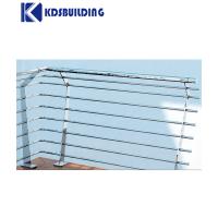 China Steel Glass Stair Railing Square Round Pipe Boundary Wall Gates Railing for sale