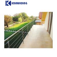 China Steel Glass Stair Railing Square Round Pipe Boundary Wall Gates Railing for sale