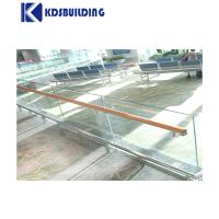 China Glass Square Pipe Railing Stainless Steel Balcony Roof Railing System for sale