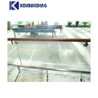 China Glass Square Pipe Railing Stainless Steel Balcony Roof Railing System for sale