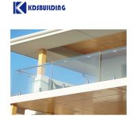 China Hot Sale Balcony Double Tempered Glass Hurricane Impact Safety Fence Panels Outdoor for sale