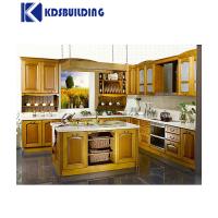 China Solid High Modern Wooden Luxury American Style Kitchen Design Made Cabinet for sale