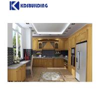 China Solid High Modern Wooden Luxury American Style Kitchen Design Made Cabinet for sale