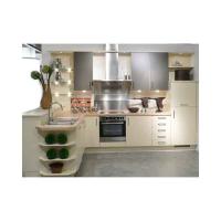 China Solid Wooden Design Kitchen Cabinet for sale