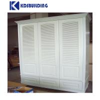 China European Style Solid Wooden Cabinet Wardrobe Adjustable Home Furniture for sale