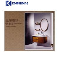 China Wooden Brown Bathroom Vanity Set Cabinet for sale