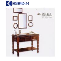 China Bathroom Wall Counter Wash Basin Wooden Cabinet With Mirror, Cabinet Under The Sink In The Bathroom for sale