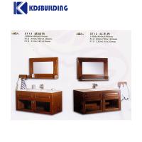 China Bathroom Wall Counter Wash Basin Wooden Cabinet With Mirror, Cabinet Under The Sink In The Bathroom for sale