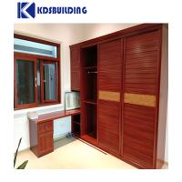 China Adjustable Solid Wooden Cabinet Metal Aluminum Clothes Folding Storage Cabinet for sale
