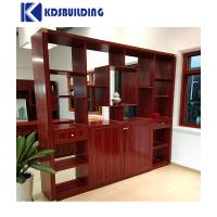 China KDSBuilding Furniture Red Dining Room And China Set Modern Cabinet Design For Dining Room for sale