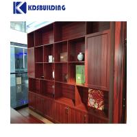 China KDSBuilding Furniture Red Dining Room And China Set Modern Cabinet Design For Dining Room for sale