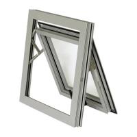 China American style Hurricane Impact Aluminium Tempered Glass Awning Roof Windows Electric Skylight Window for sale