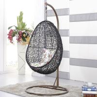 China Mail Packing N Modern Design Single Swing Chair PE Rattan Hanging Chair for Apartment for sale