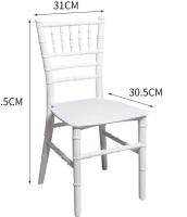 China Plastic Chiavari Tiffany Chairs for Outdoor Wedding Chaises Mariage in Hotel Events for sale